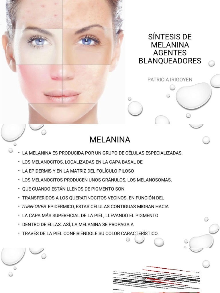 Melanina Blanqueadores | PDF | Biomoléculas | Piel