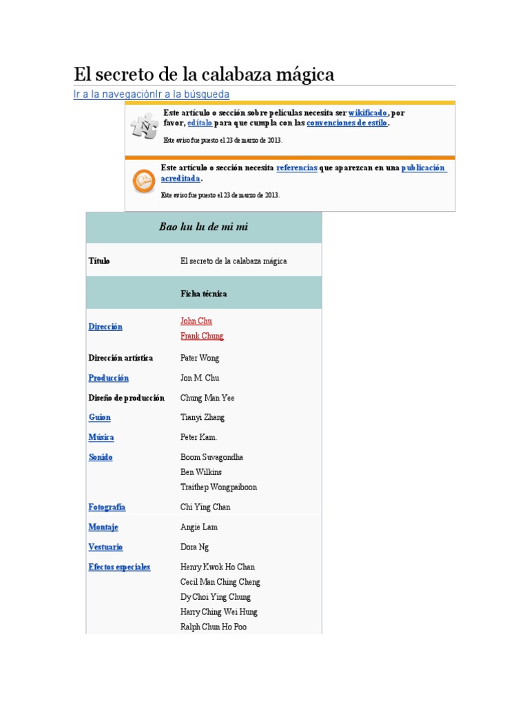 El Secreto de La Calabaza Mágica | PDF | Robot | Robótica