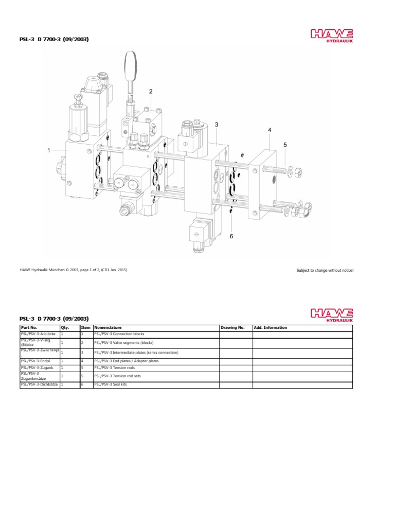 PSL-3 Valve Drawing | PDF