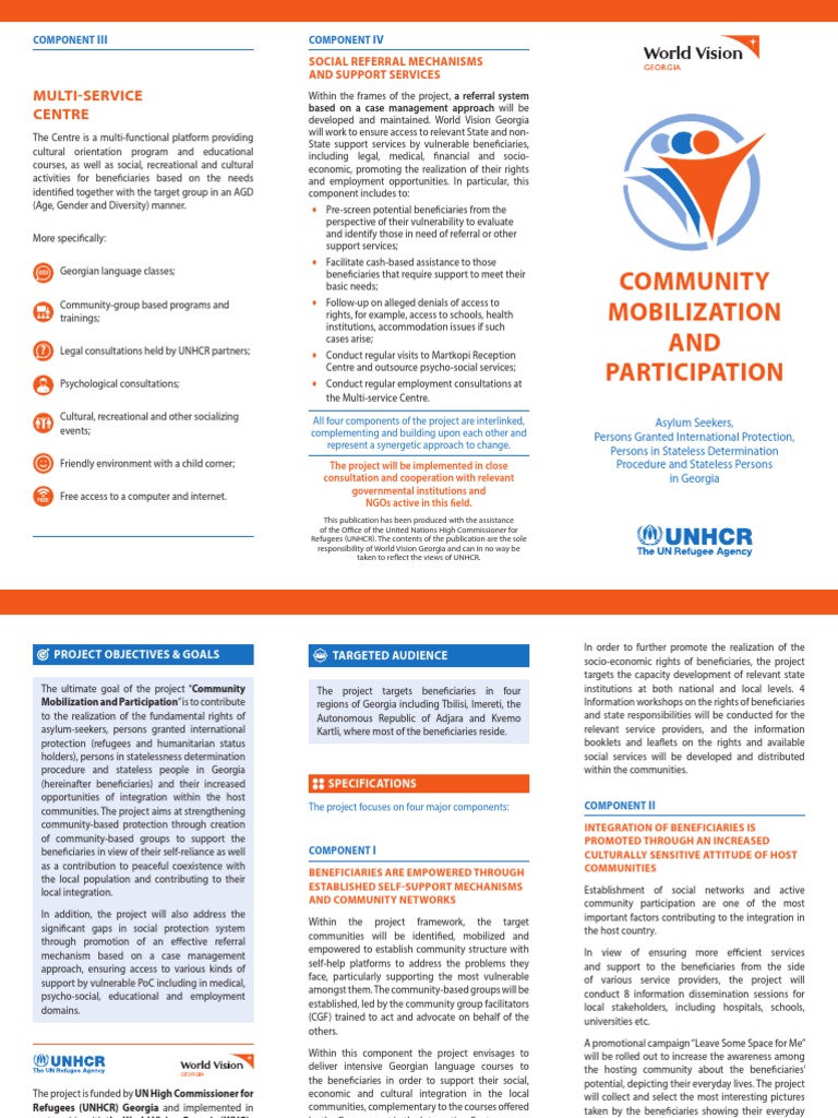 Community Mobilization AND Participation: Multi-Service Centre | PDF ...