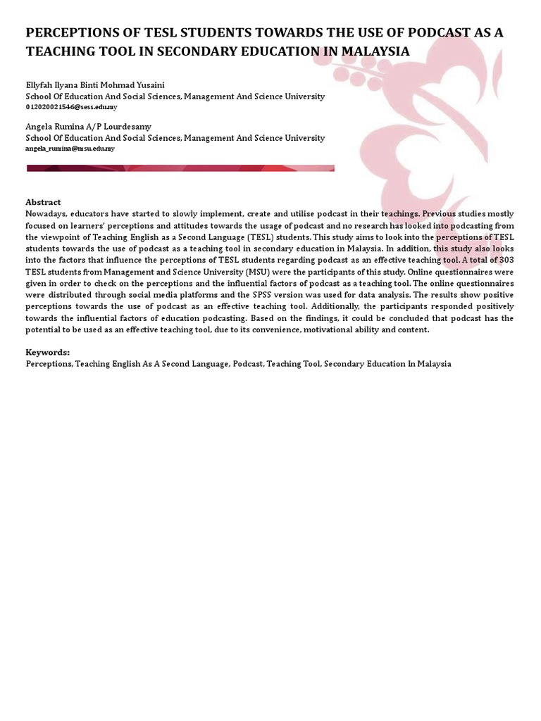 Manuscript 2 | PDF | English As A Second Or Foreign Language | Teachers