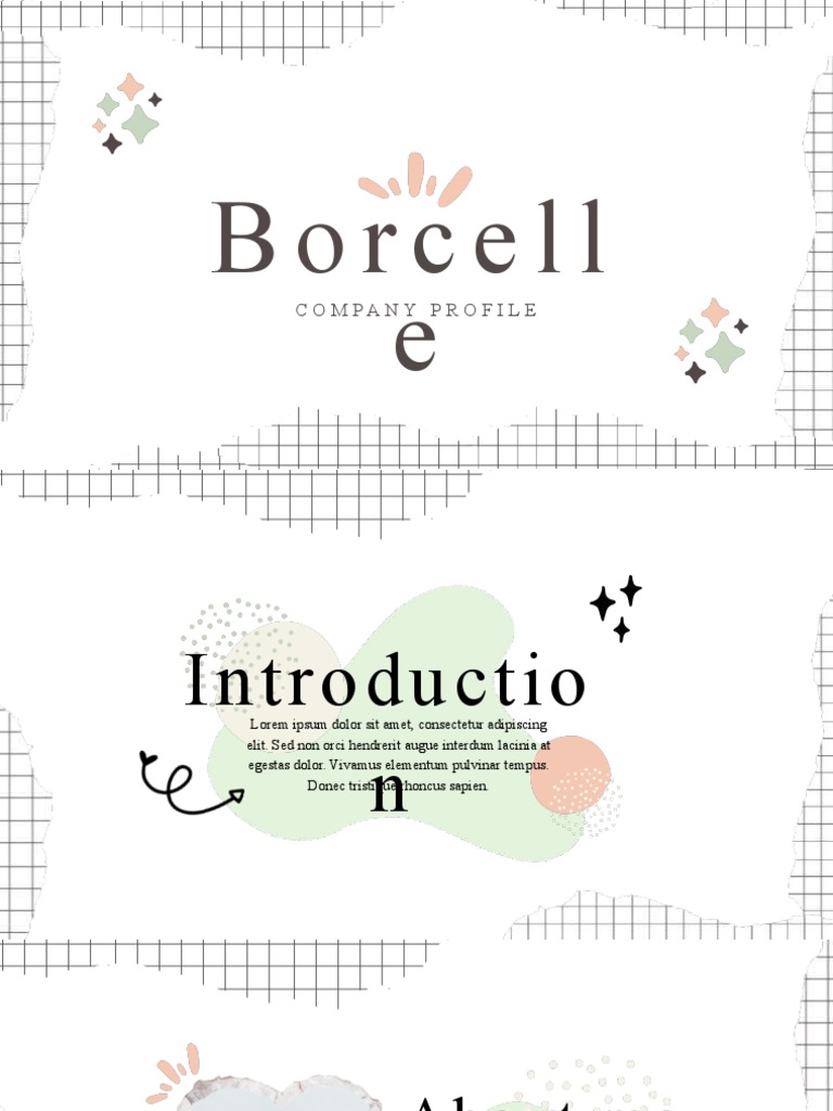 Borcell E: Company Profile | PDF