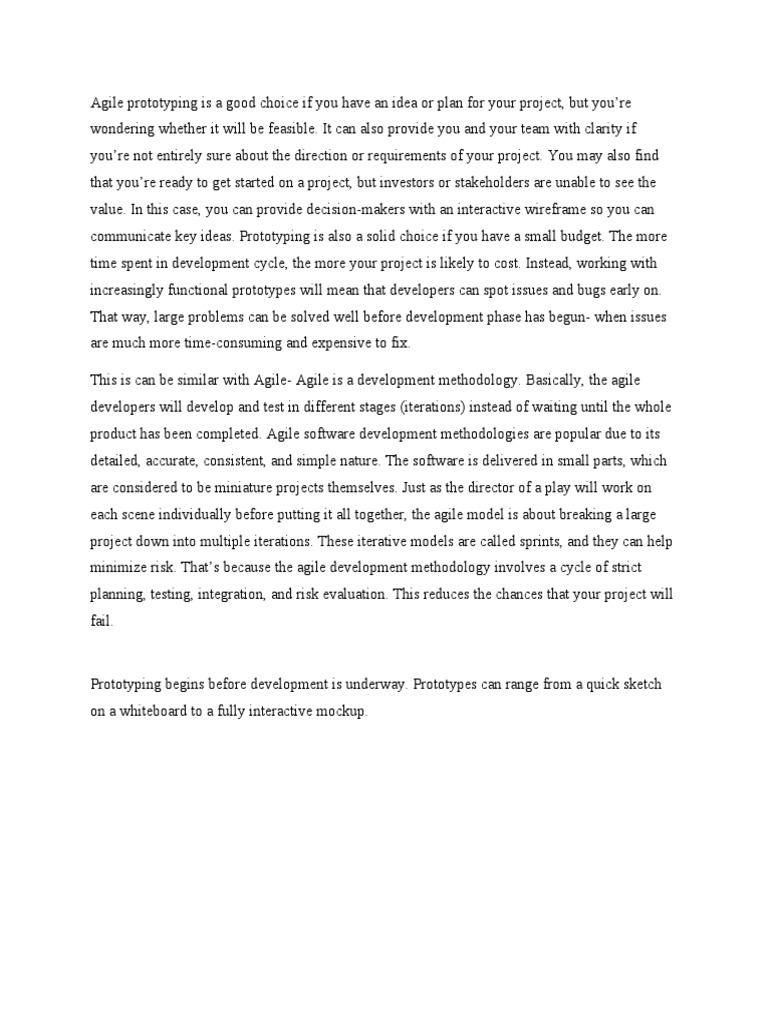 Agile Prototyping | PDF | Software Development Process | Agile Software Development