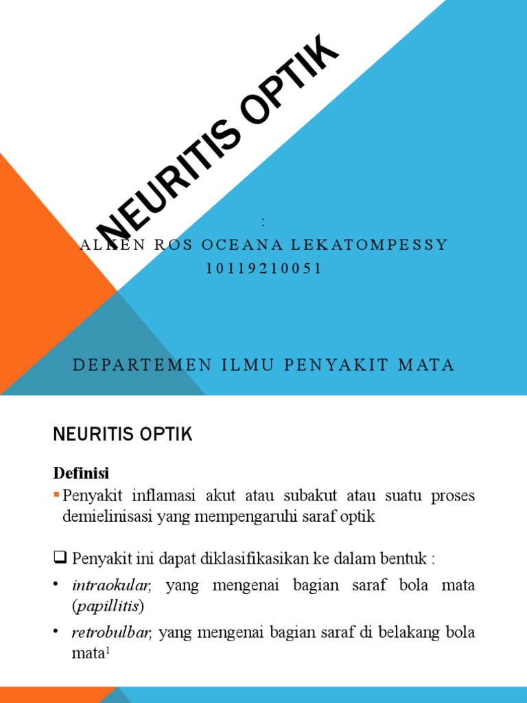Neuritis Optik | PDF