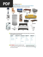 In My House Furniture Goods Pictionary Poster Vocabulary Worksheet | PDF