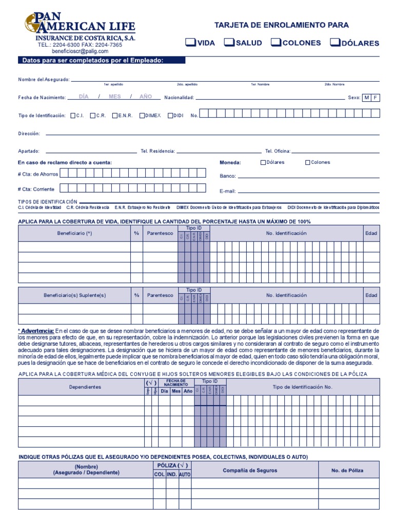 PanAmerican Life | PDF | Seguro