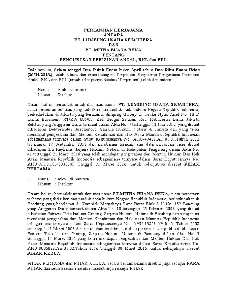 SPK ANDAL RKL RPL Cilegon | PDF