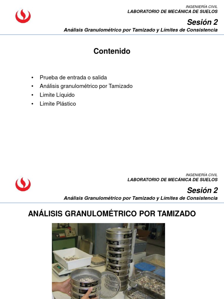 Laboratorio 2 | PDF | Mecánica de suelos | Laboratorios