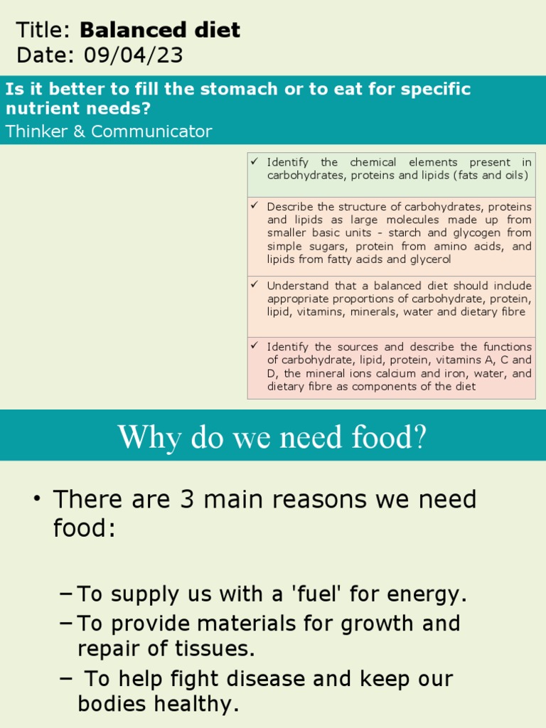 Balanced Diet | PDF | Carbohydrates | Foods