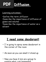 Diffusion Worksheet | PDF | Diffusion | Gases
