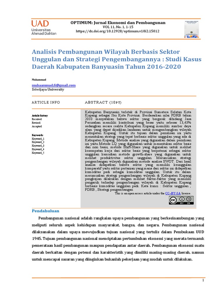 Template Jurnal | PDF