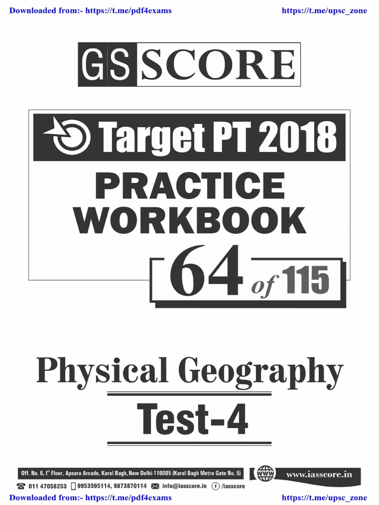 Test - 64 - Physical Geography - Test-4 | PDF | Himalayas | River