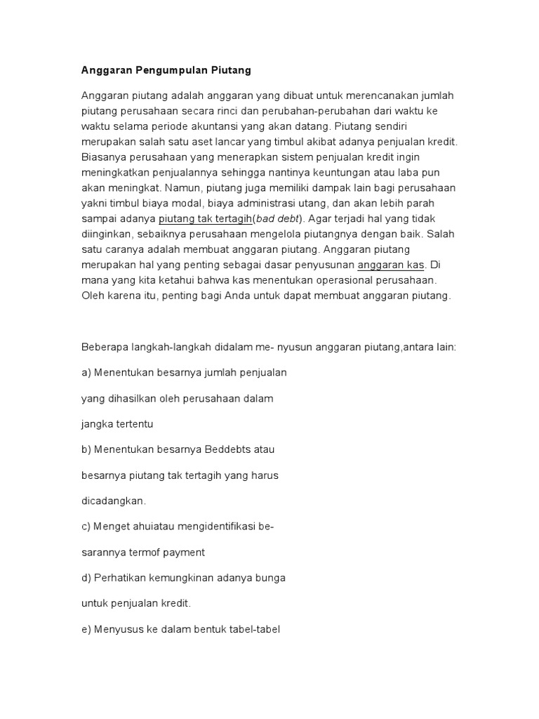Anggaran Pengum | PDF