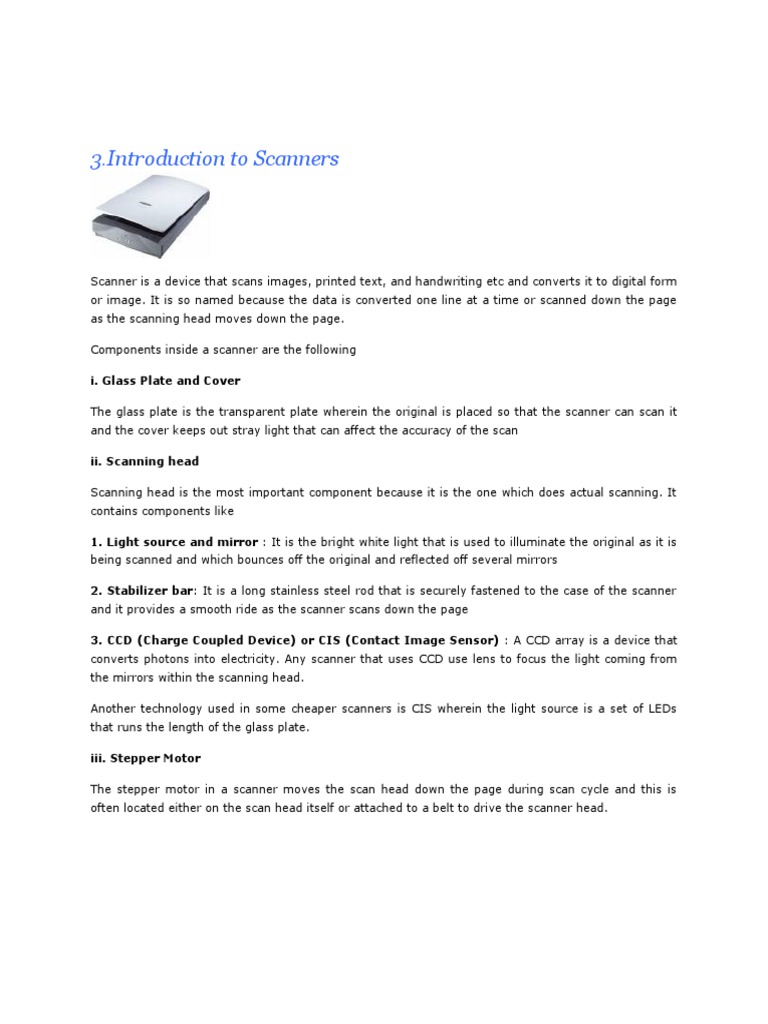 Scanners | PDF | Image Scanner | Imaging