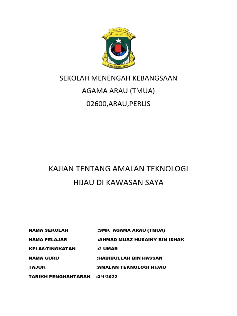 Ahmad Muaz Geografi 2022 | PDF