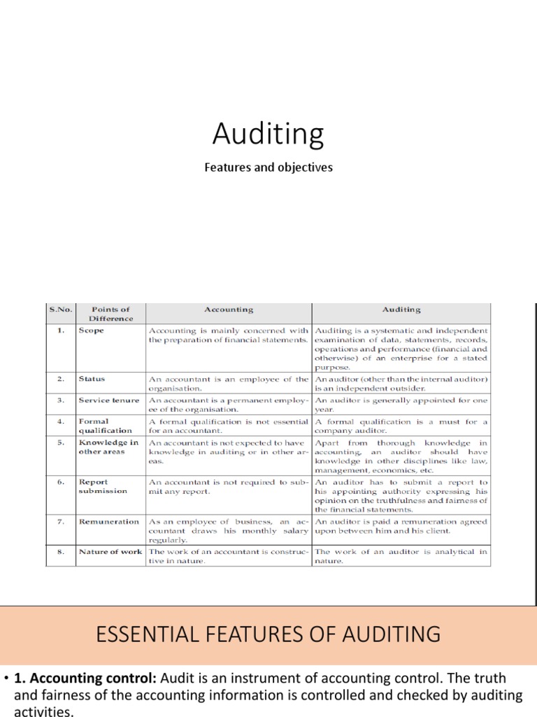 Objectives of Auditing | Download Free PDF | Audit | Financial Audit