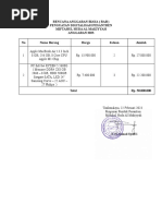 RAB Bantuan BOP Pesantren Dan Pendidikan Keagamaan Islam (Pesantren) | PDF