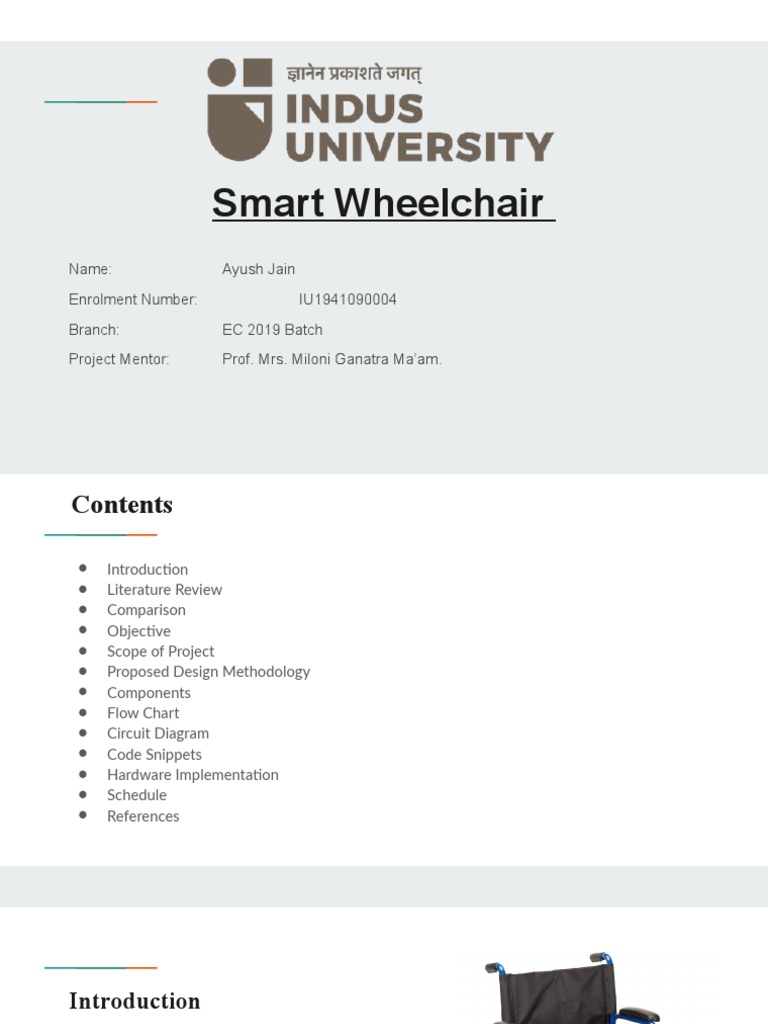 Smart Wheelchair | PDF | Wheelchair | Transmitter