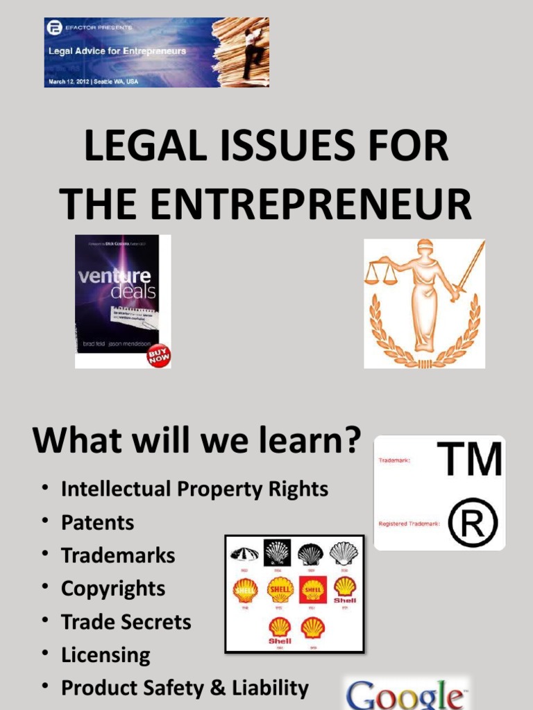 Unit II - Legal Issues For Entrepreneurship | PDF | Business