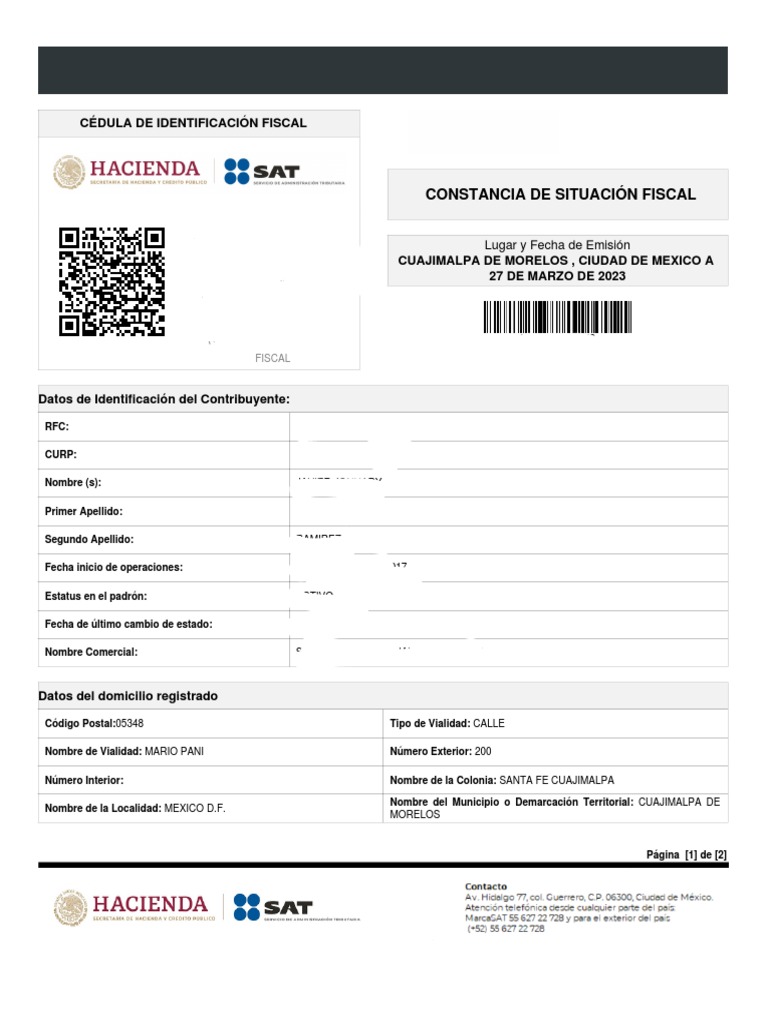 Cif - 8KeVgpYiWZ | PDF | México | Ciudad de México