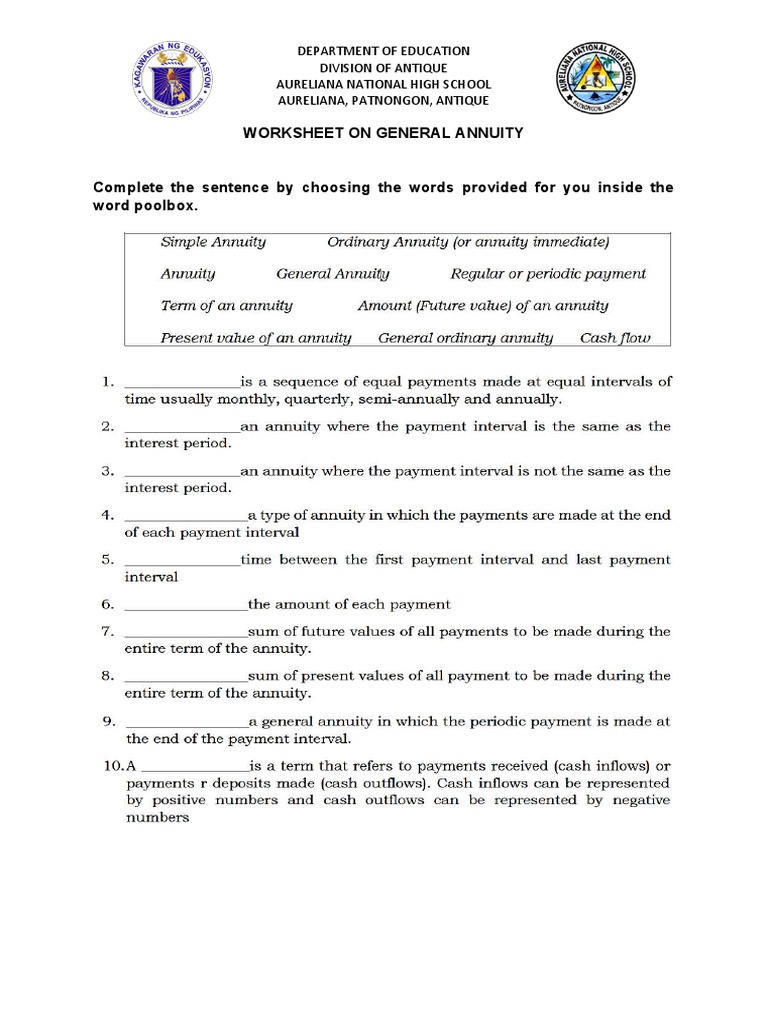 General Annuity 2 | PDF