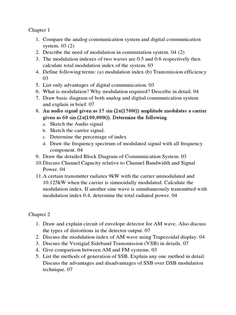 An In-Depth Analysis of Communication Systems: Comparing Analog and Digital Modulation ...