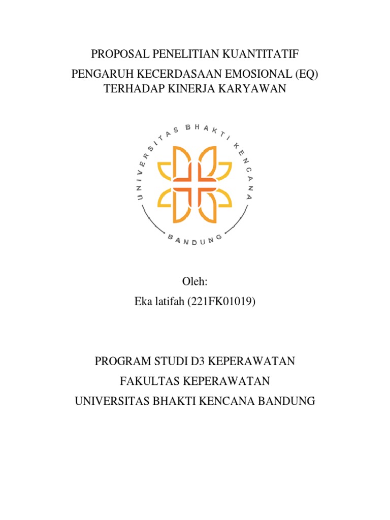 Proposal Penelitian Kuantitatif | PDF