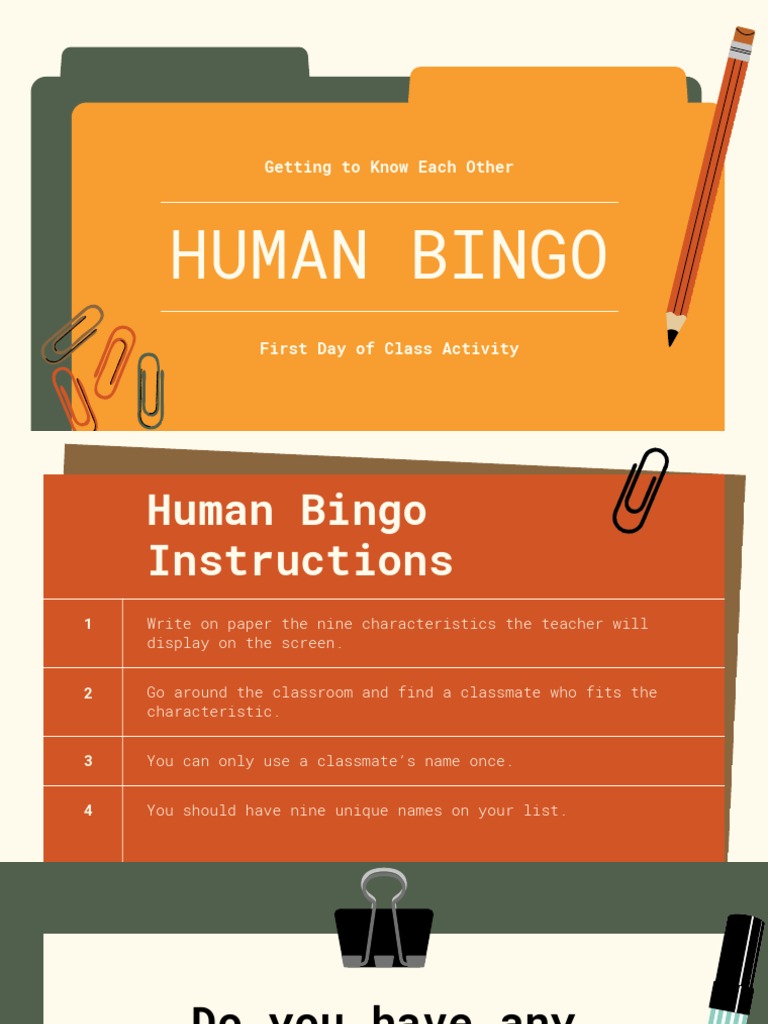 Human Bingo: Getting To Know Each Other | PDF | World Wide Web ...