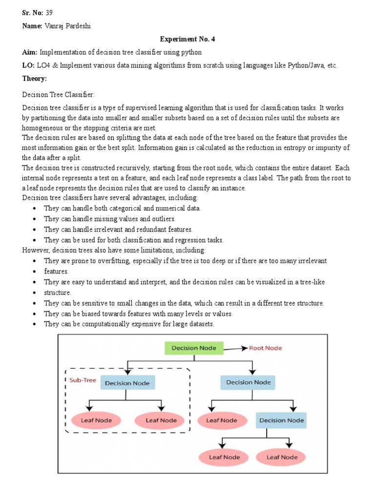 Experiment No 4 Vanraj | PDF | Algorithms | Computing