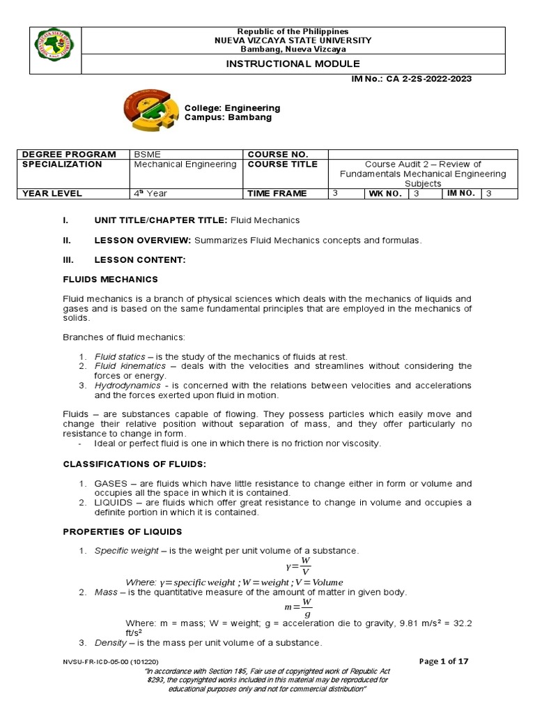 Fluids Mechanics 02 | PDF | Fluid Dynamics | Fluid Mechanics