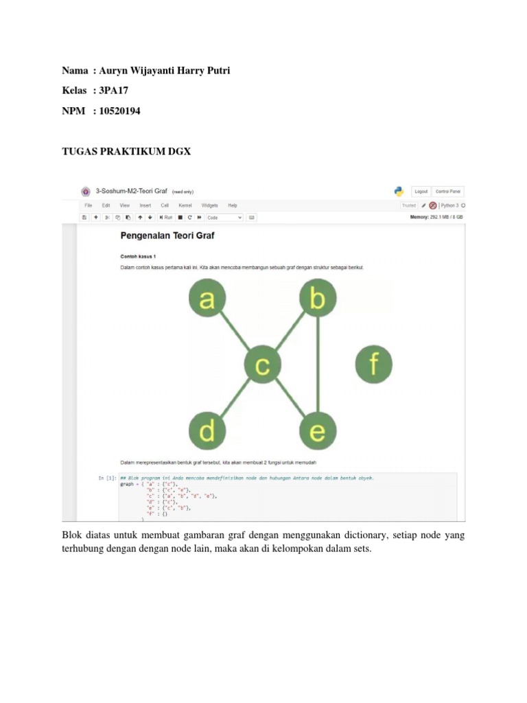 Auryn Wijayanti Harry Putri - 3PA17 - 10520194 - Praktikum DGX M2 | PDF