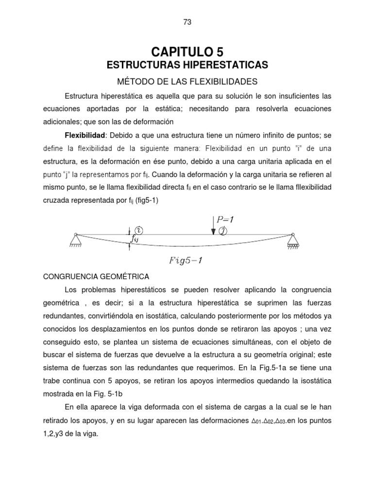 Capitulo 5: Estructuras Hiperestaticas | PDF | Matriz (Matemáticas ...