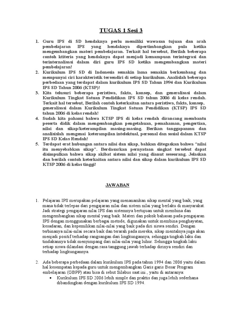 TUGAS 1 Sesi 3 IPS | PDF