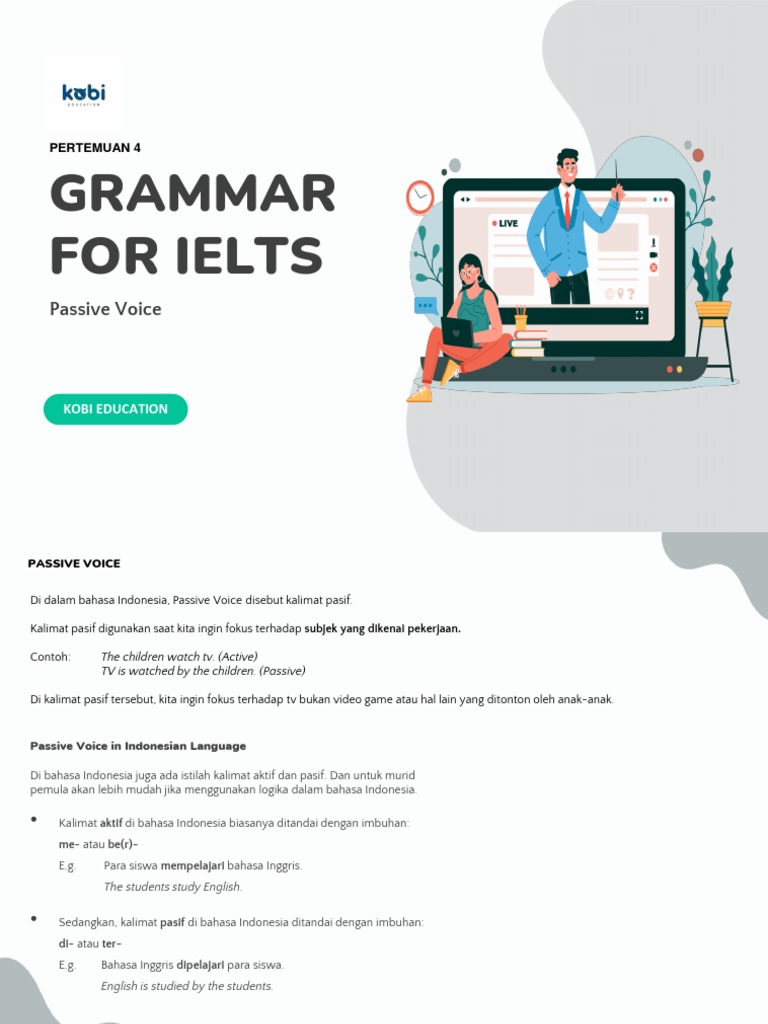 Pertemuan 4 Grammar | PDF | Indonesian Language | Subject (Grammar)