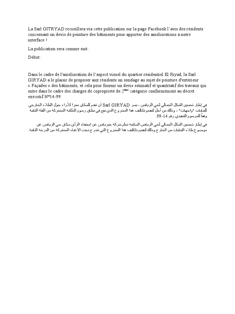 Sondage Peinture | PDF