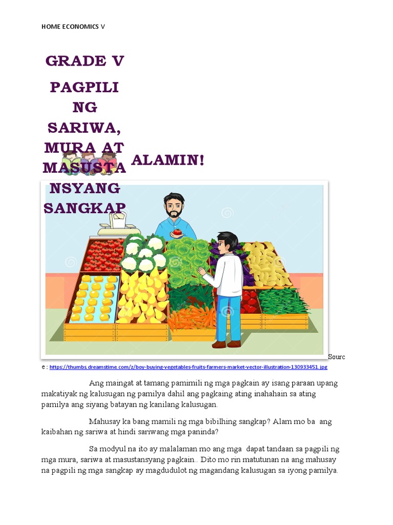 EPP 5 HE Module 9 | PDF