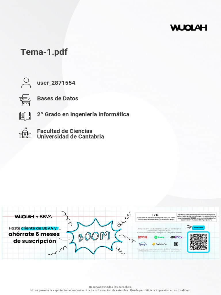 Sistemas Operativos Tema 1 | PDF | Bases de datos | SQL