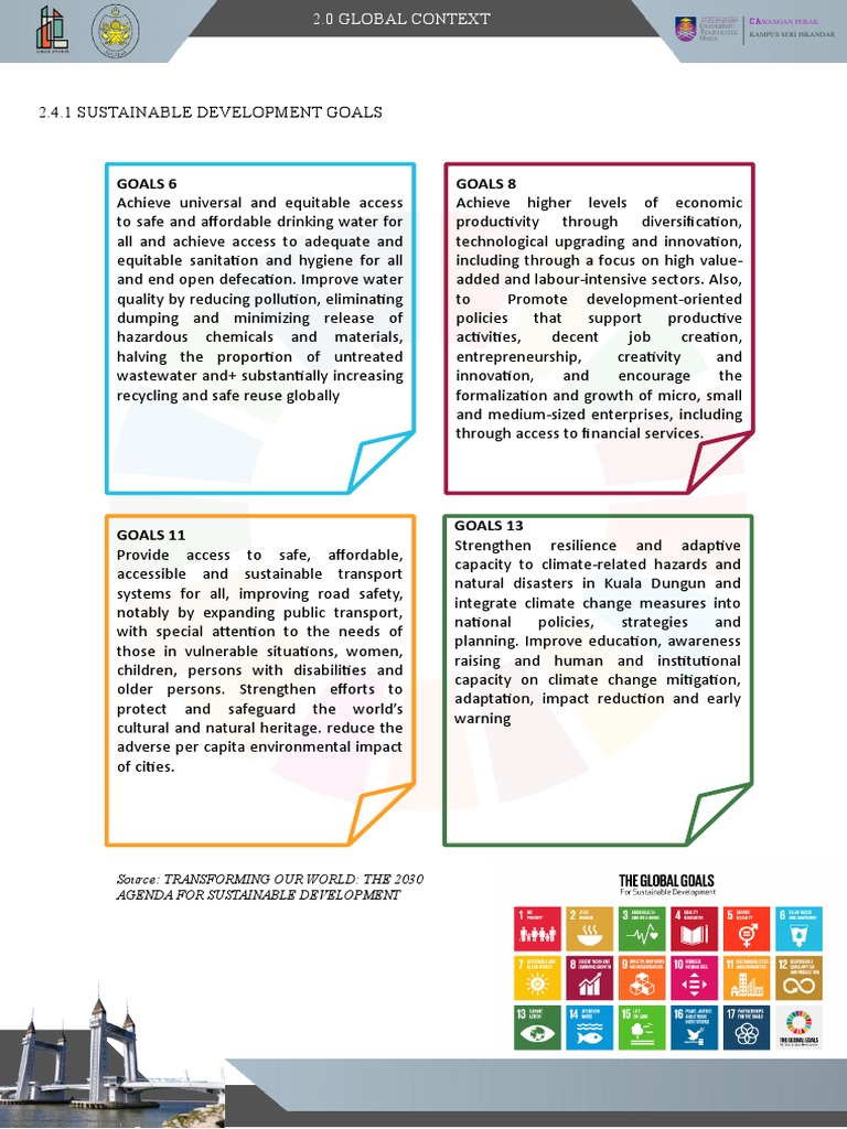 Goals 6 Goals 8: Source: Transforming Our World: The 2030 Agenda For ...