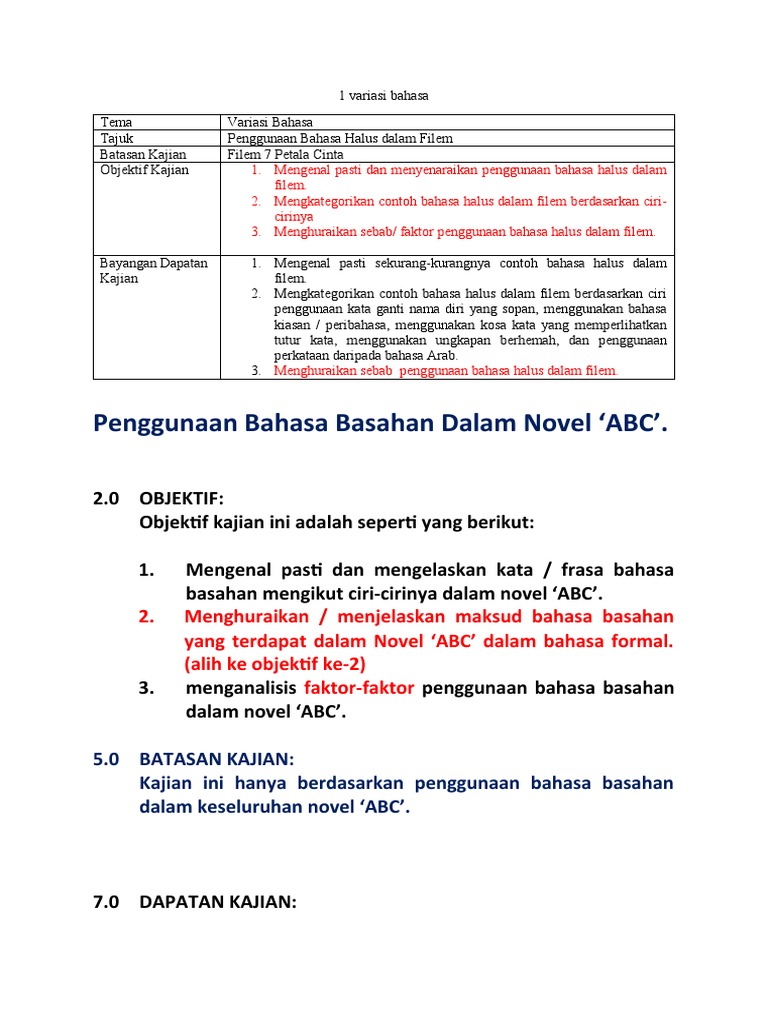 Contoh Soalan Variasi | PDF