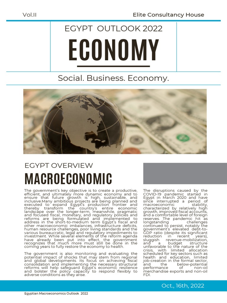 ECH Outlook | PDF | Balance Of Payments | Fiscal Policy