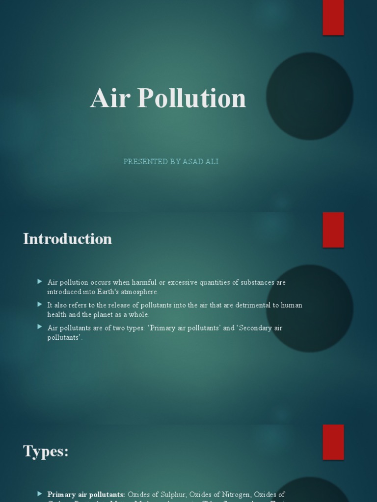 Pollution Ecology Presentation | PDF