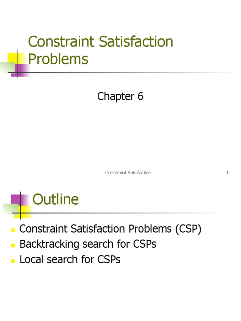 Constraint Satisfaction Problems Pdf Theoretical Computer Science Mathematical Logic