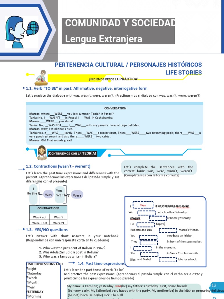 3ro ENGLISH MINISTERIO2023618 | PDF | Verb | Grammar
