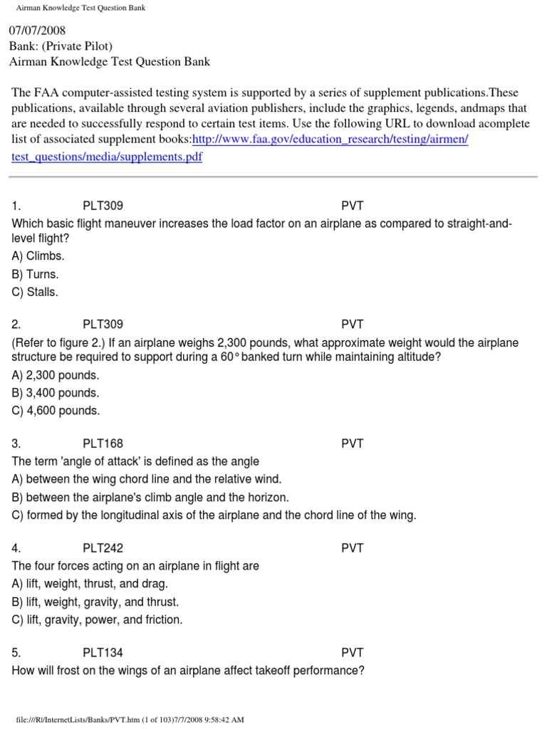 Tst Pp Pdf Aircraft Aerospace Engineering