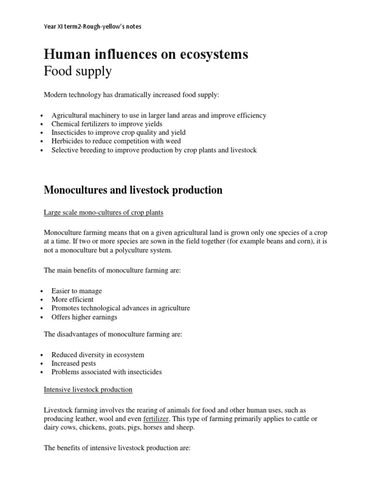 Environmental Impact Overview | PDF | Agriculture | Sewage Treatment