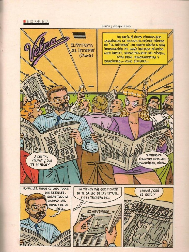 Fragmentos Del Comic Velma de Fernando Kano | PDF