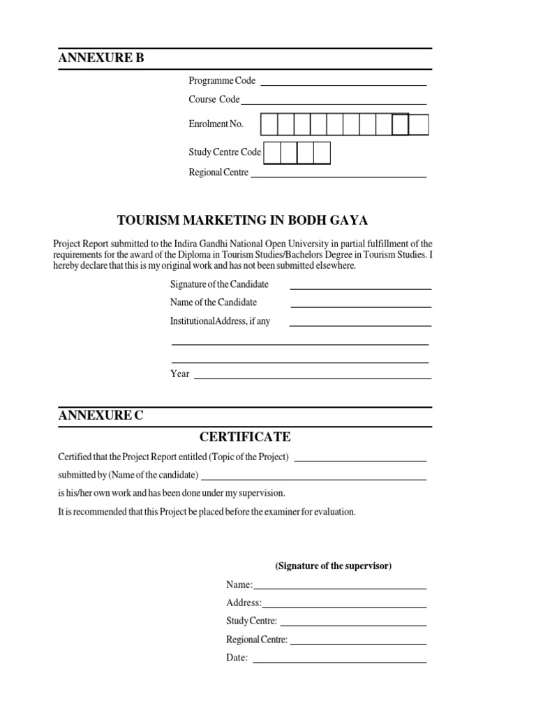 Annexure B: (Signature of The Supervisor) | PDF