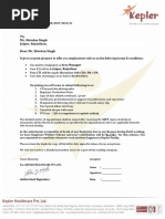 Offer Letter | PDF