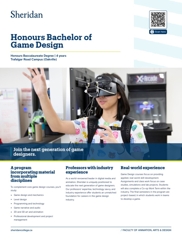 Honours Bachelor of Game Design | PDF | Bachelor's Degree