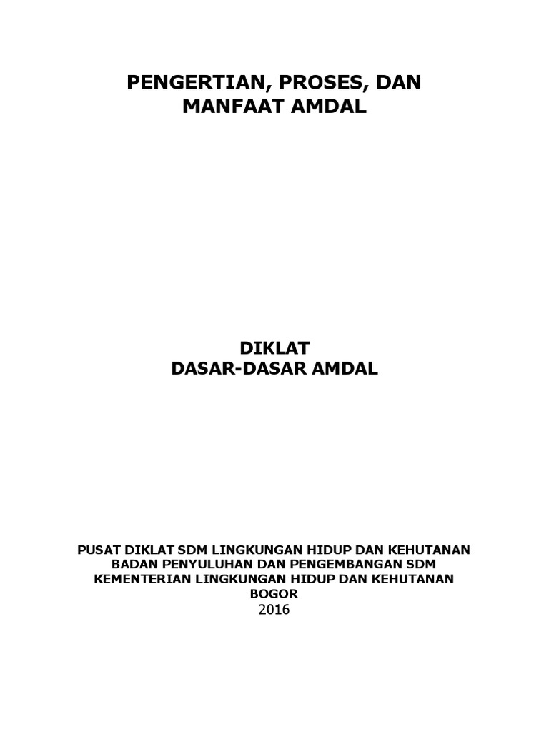 Amdal | PDF